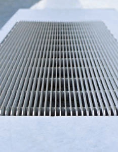 Metal grating - Meiser - finned