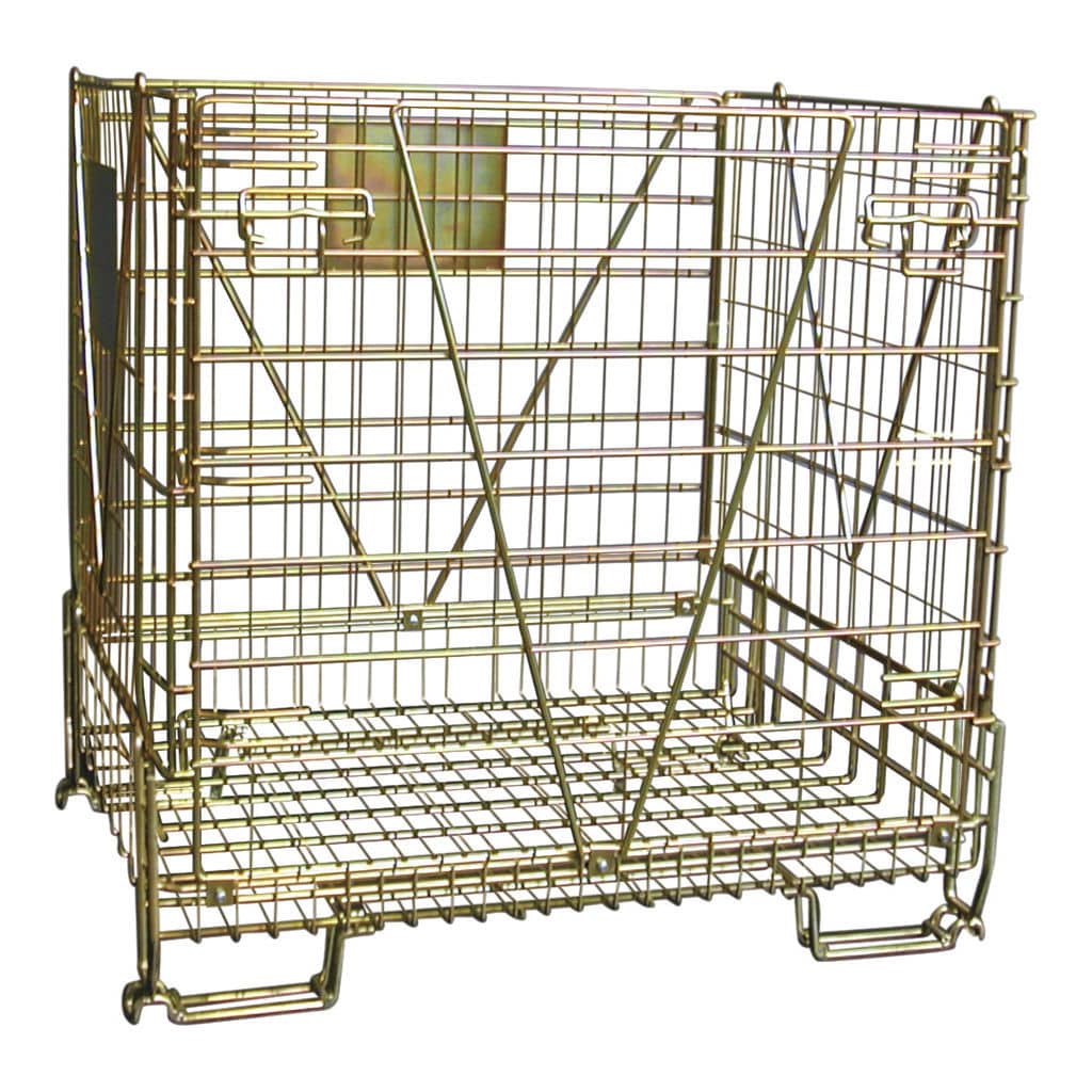 Galvanised steel pallet box - CONT 115 - Italiana Contenitori Srl ...