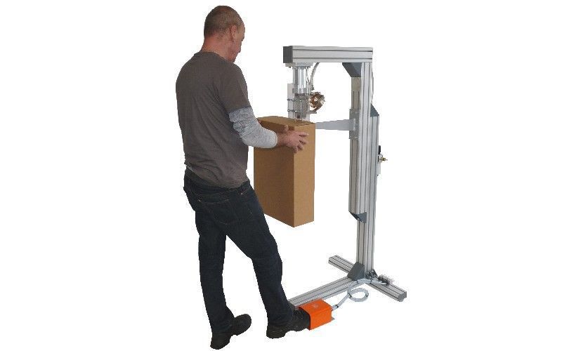 Pneumatic stapling machine - SGR 1 / QE - MEZGER Heftsysteme - foot ...