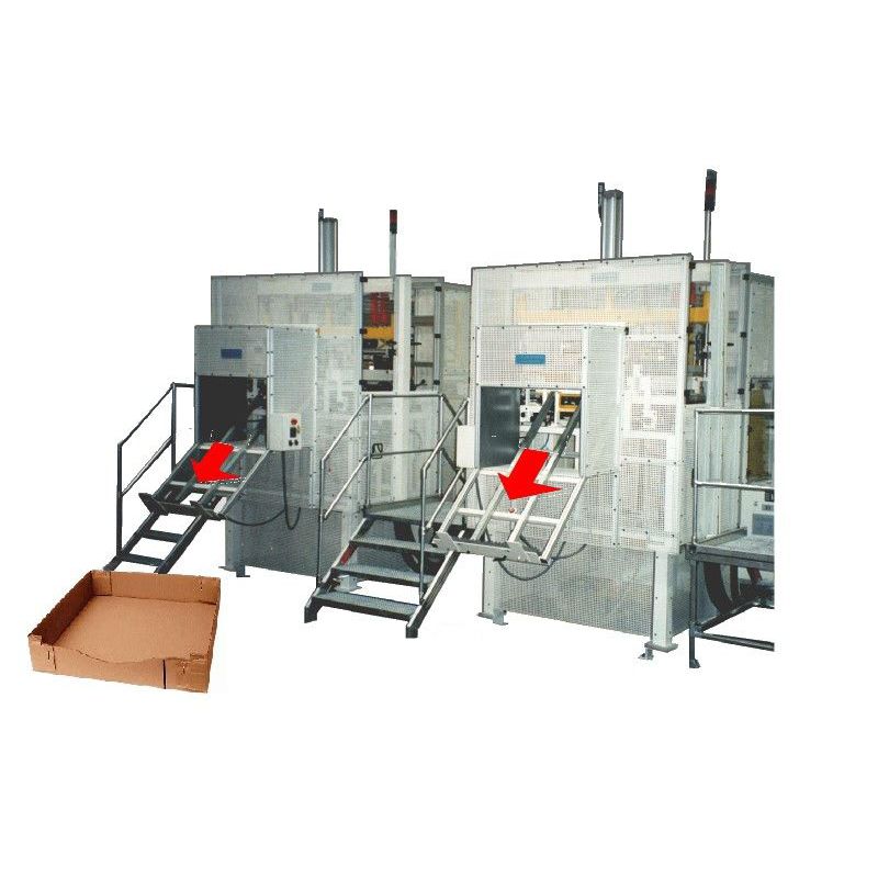 Pneumatic stapling machine - B02 - MEZGER Heftsysteme - for cardboard ...