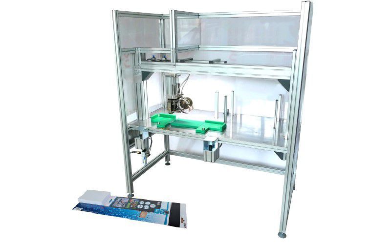 Pneumatic stapling machine - C13 - MEZGER Heftsysteme - box / with 2 ...