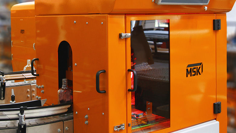 Electric bottle positioner - MSK