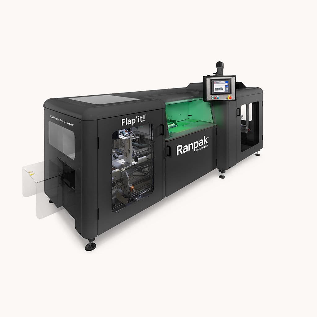 Automatic packaging machine - Flap’it! - Ranpak - horizontal / for CDs ...