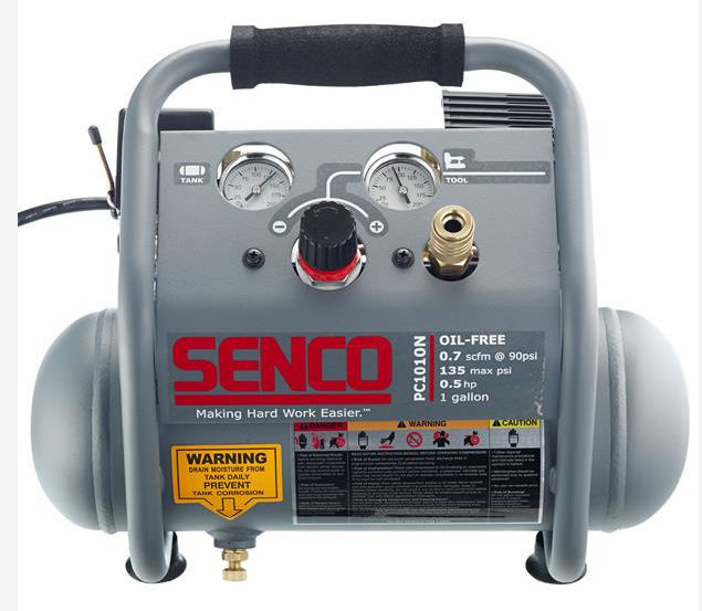 Piston compressor - PC1010N - SENCO - air / electrically-powered / portable