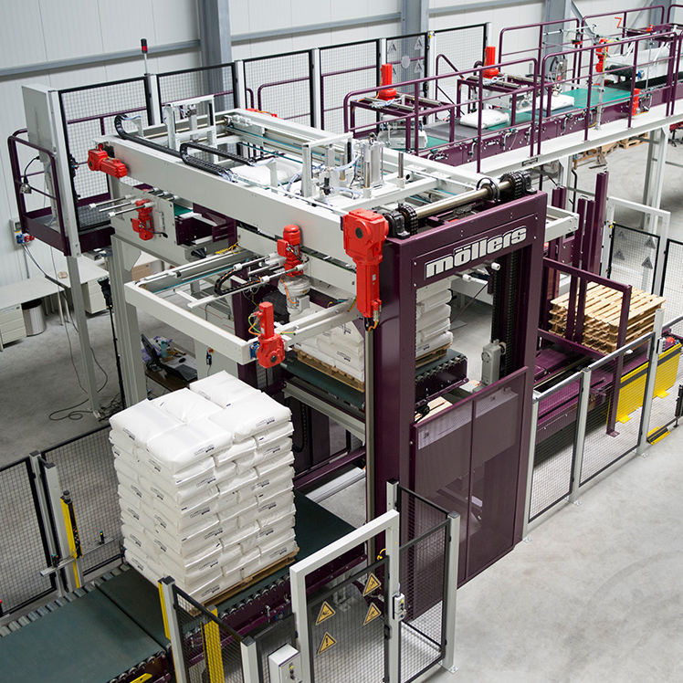 Layer palletizer - PLS-C Series - Möllers - bag / for chemicals / food