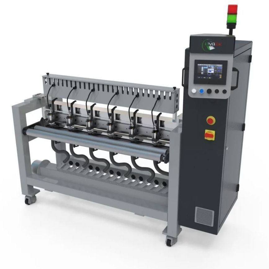 Plastic film perforating machine - Kimatic srl