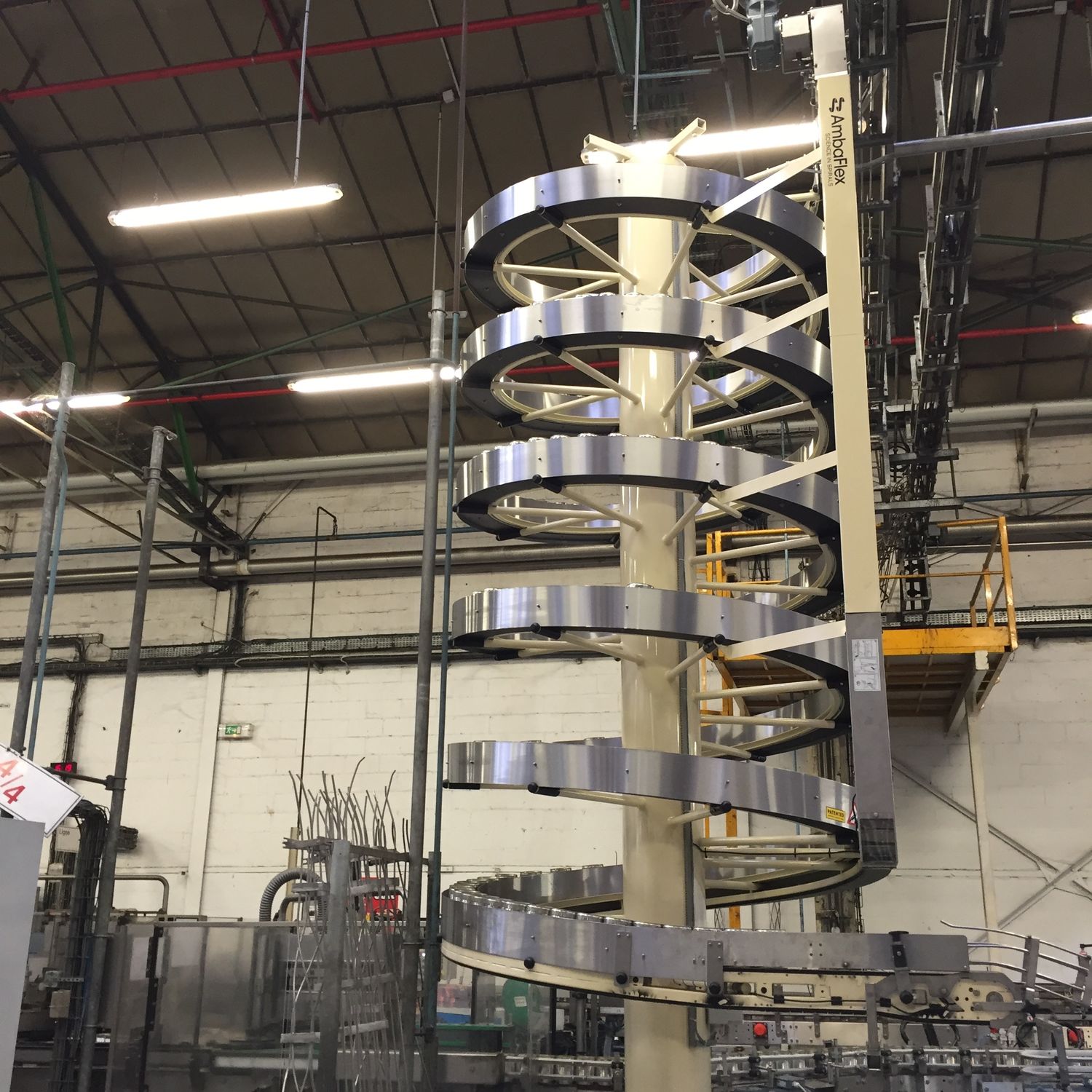 Belt conveyor - SpiralVeyor SVs-series - AmbaFlex Spiral Conveyor ...