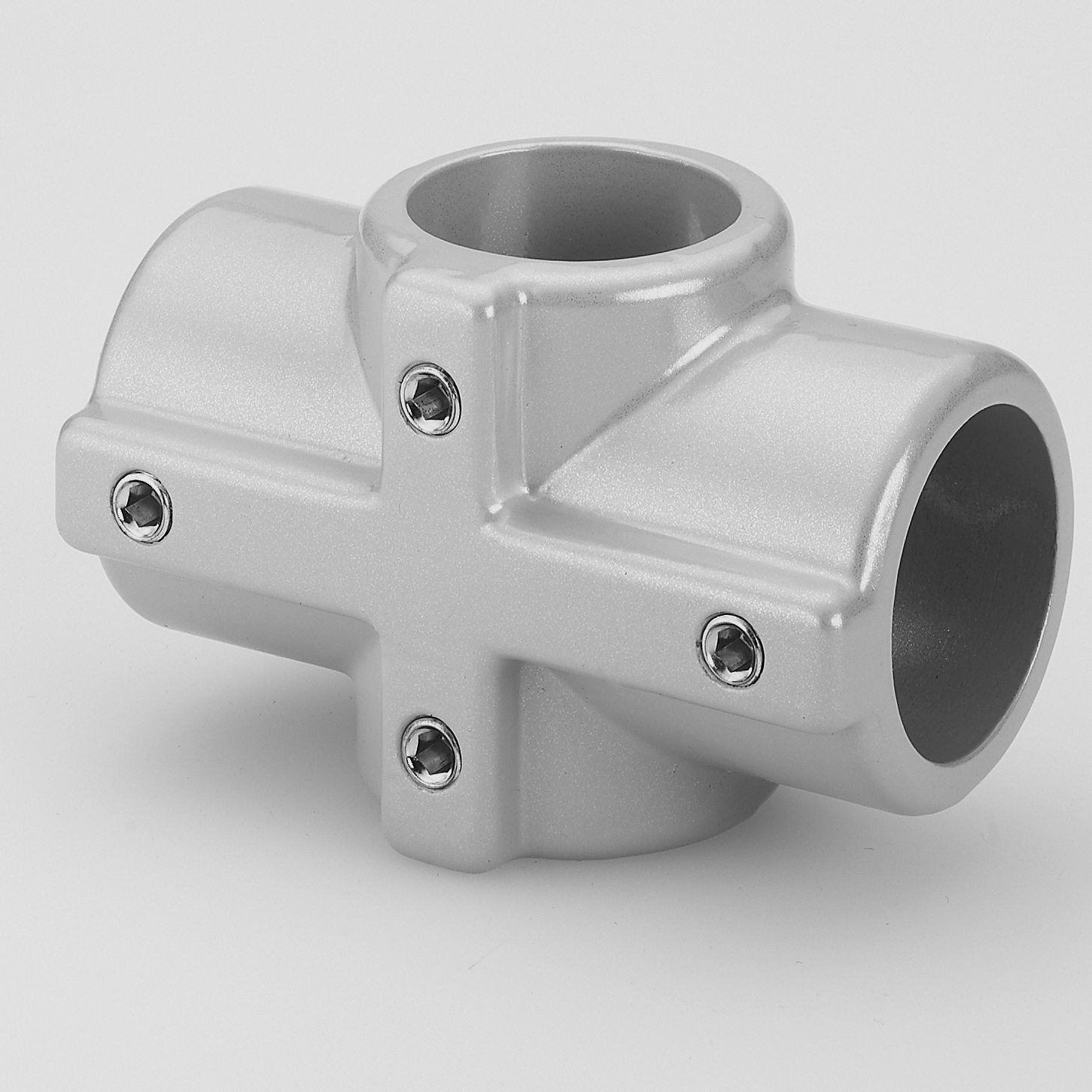 Cross tube connector - 3365 - Ernst Brinck & Co. GmbH - aluminum / screw-in