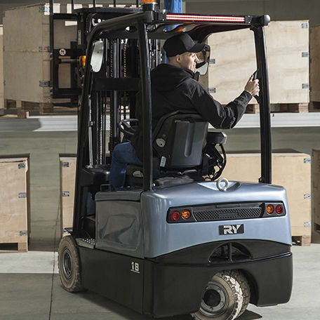 Electric forklift truck - Royal - ride-on / industrial