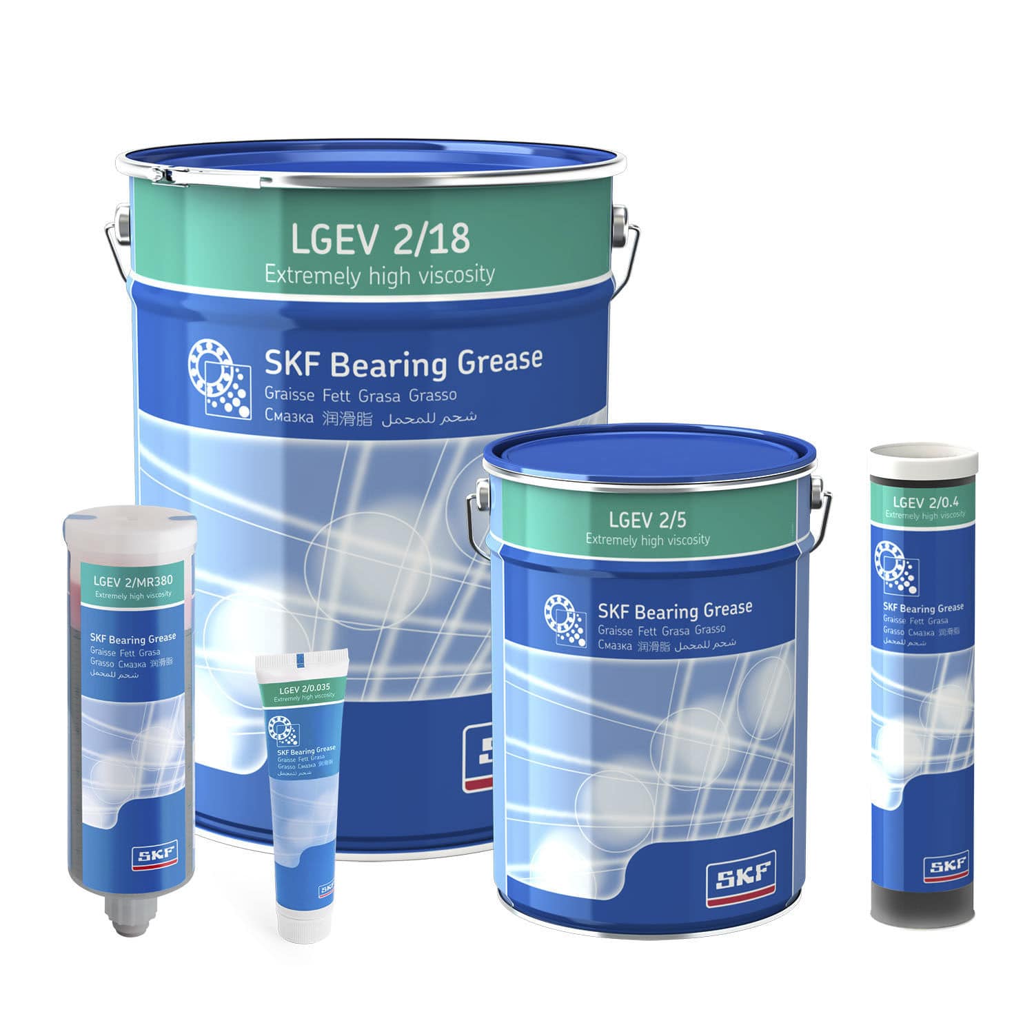 Lubricating grease - LGEV 2 - SKF Maintenance,Lubrication and Power ...