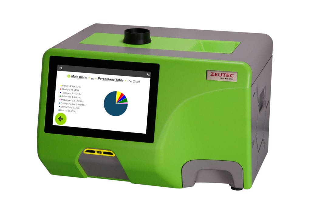 Grain analyzer - SpectraAlyzer GRAIN VISION AI - ZEUTEC Opto-Elektronik ...