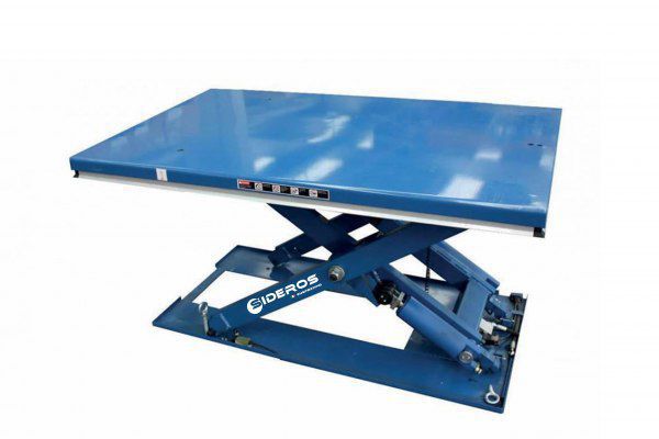 Scissor lifting table - SIDEROS Engineering - hydraulic / stationary ...