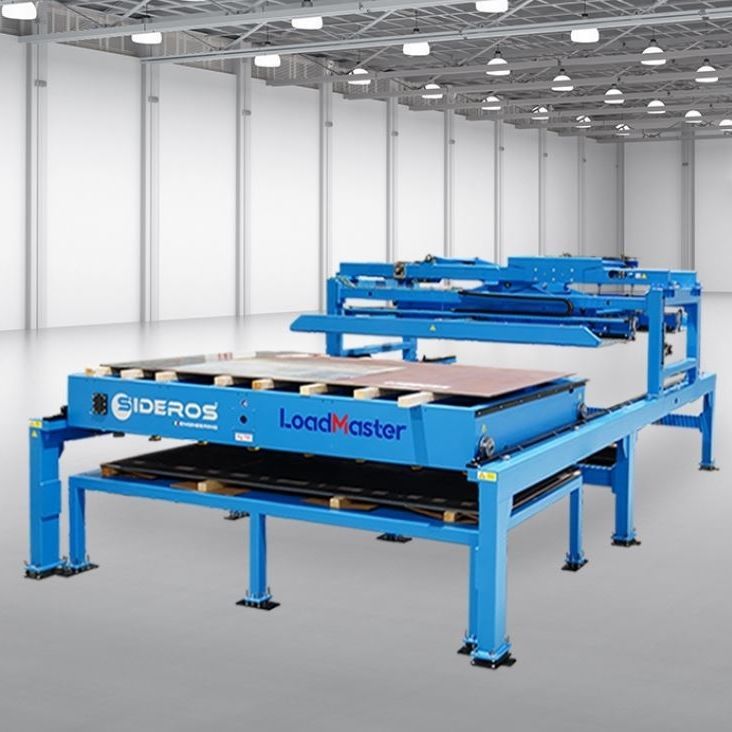 Cutting loading and unloading system - SIDEROS Engineering - for tubes ...