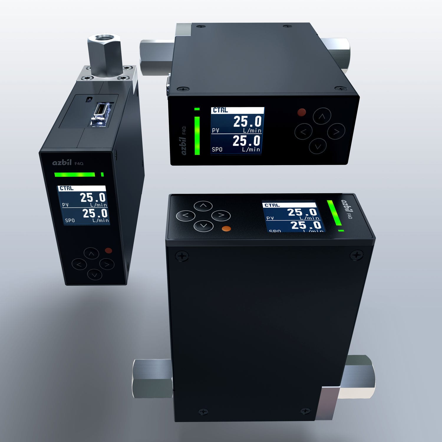 Thermal mass flow controller - F4Q - Azbil Europe NV - for gas / for nitrogen / for air