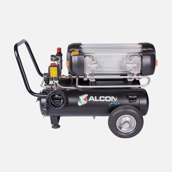Piston compressor - MOVABLE 11+11 - ALCONAIR - air / electric / on casters
