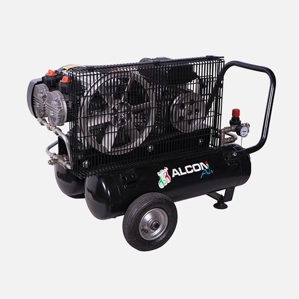 Piston compressor - MOVABLE 11+11 C4 - ALCONAIR - air / electric / on ...