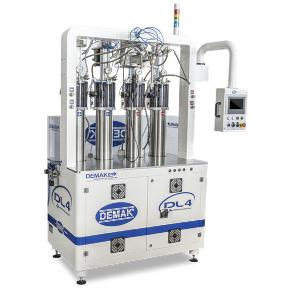 Vacuum dispensing system - DL4 - Demak S.r.l. - resin / for the electronics industry / automatic