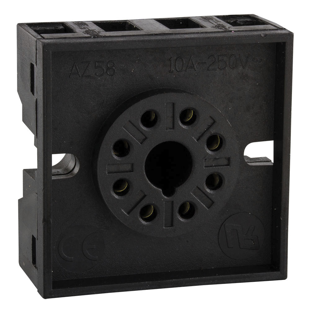 Octal relay socket - AZ58 - ELETTROMECCANICA CDC s.r.l.