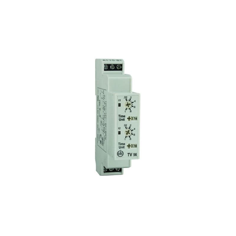 Electronic timer - TV56 - ELETTROMECCANICA CDC s.r.l. - DIN rail