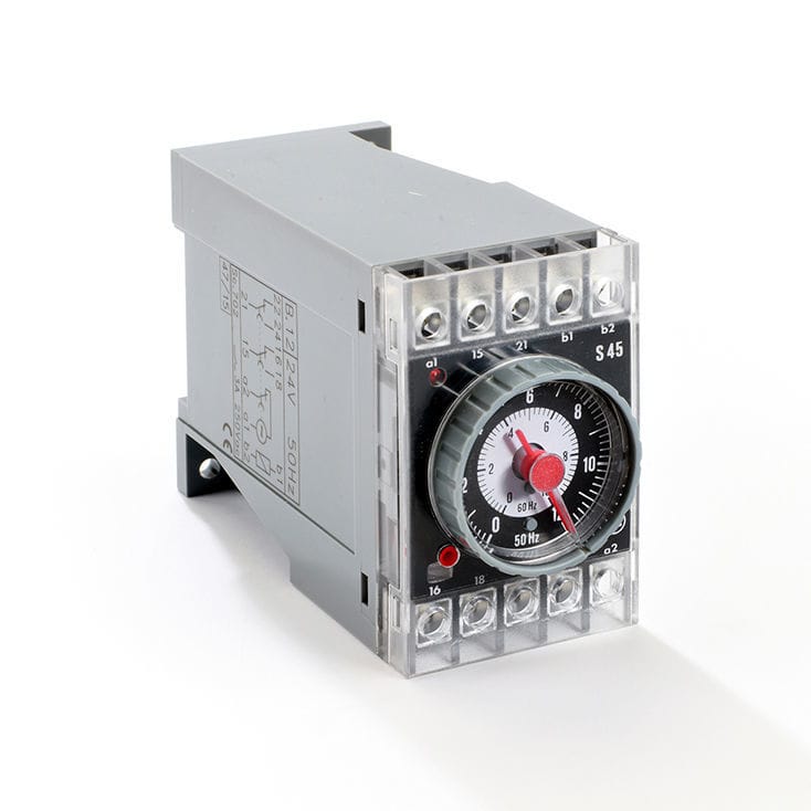 Electromechanical timer - S45 - ELETTROMECCANICA CDC s.r.l. - DIN rail