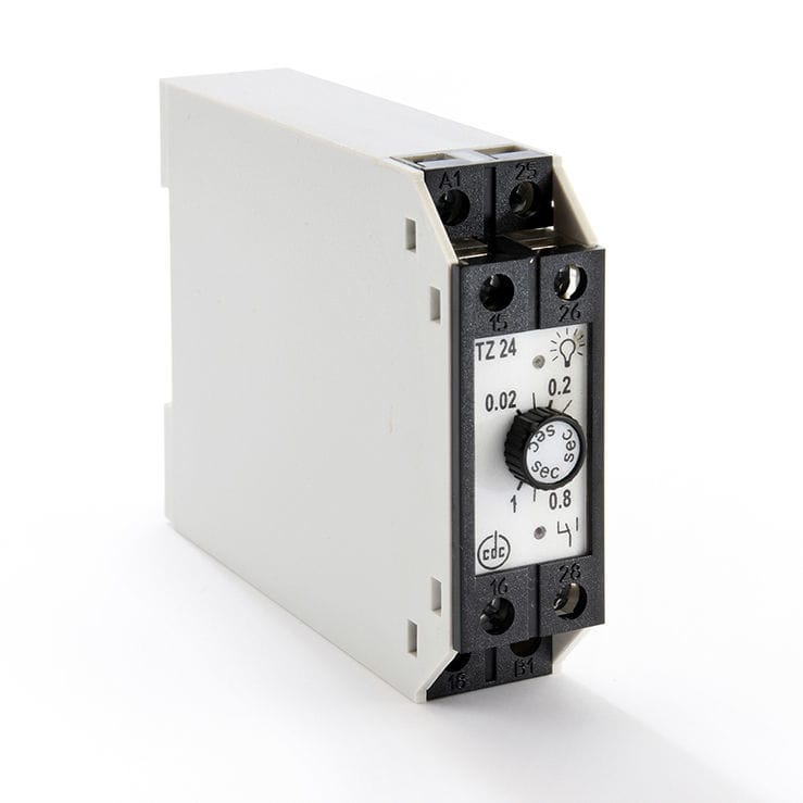 Electronic timer - TZ24 - ELETTROMECCANICA CDC s.r.l. - DIN rail
