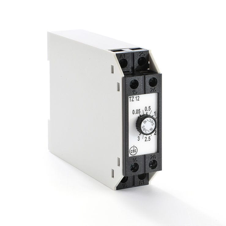 Electronic timer - TZ12 - ELETTROMECCANICA CDC s.r.l. - off delay / DIN ...