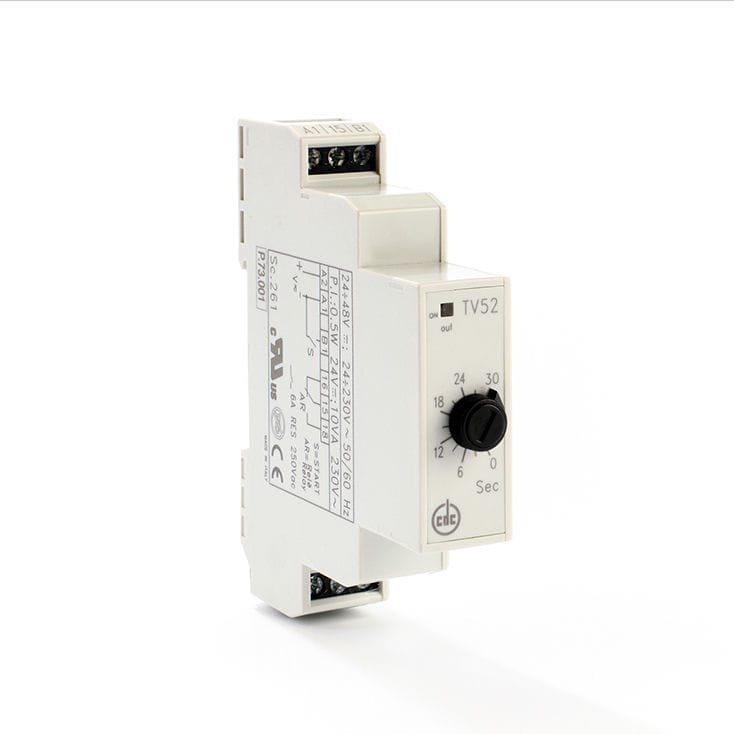 Electronic timer - TV52 - ELETTROMECCANICA CDC s.r.l. - sequence / DIN rail