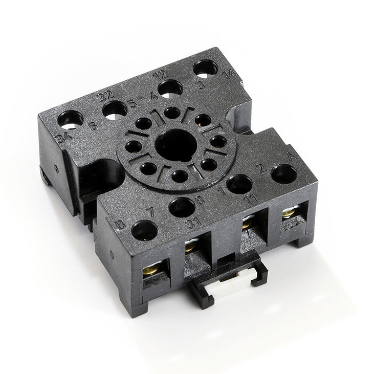 Octal relay socket - AZ68 - ELETTROMECCANICA CDC s.r.l.