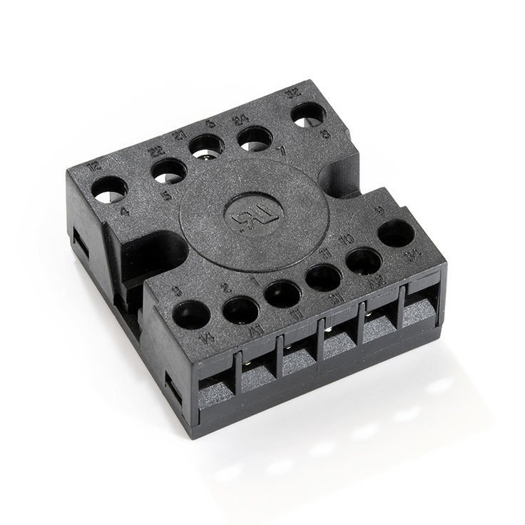Octal relay socket - AZ511 - ELETTROMECCANICA CDC s.r.l.