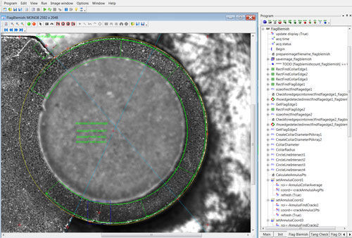 Machine vision software - Sherlock - Dalsa - interface / design ...