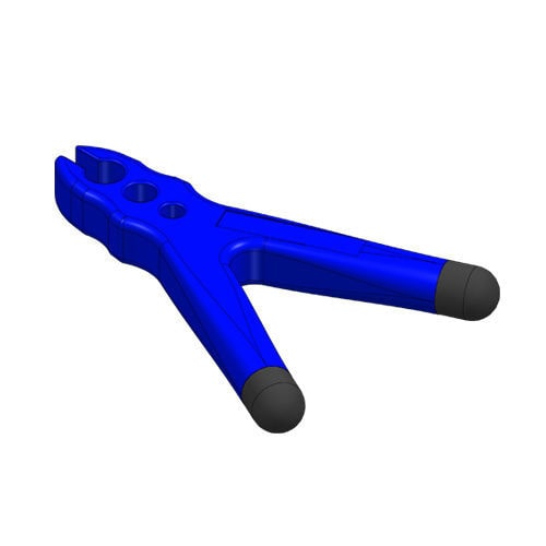 Manual positioner - 2-Footer - PMK - vertical / miniature