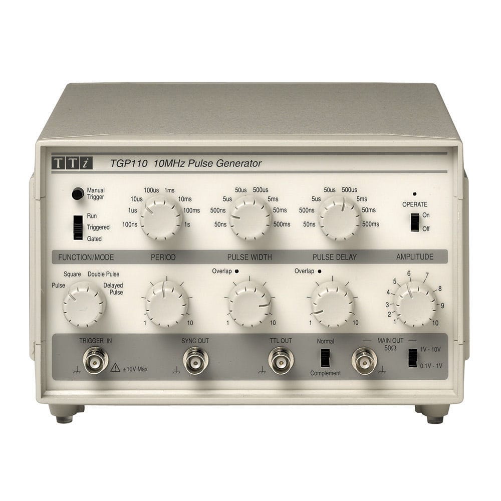 Pulse generator - TGP110 - TTI - delay / analog