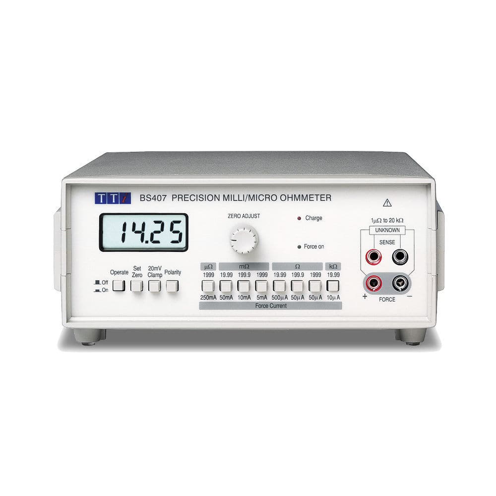 Digital micro-ohmmeter - BS407 - TTI - bench-top