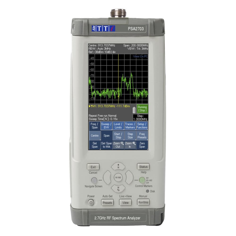 Signal analyzer - PSA 3 Series - TTI - communication network / audio ...