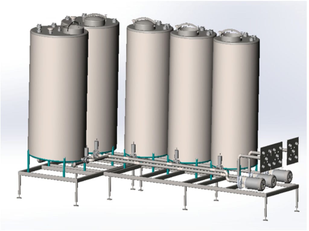 CIP unit for the food industry - TK series - GD Process Design, LLC ...