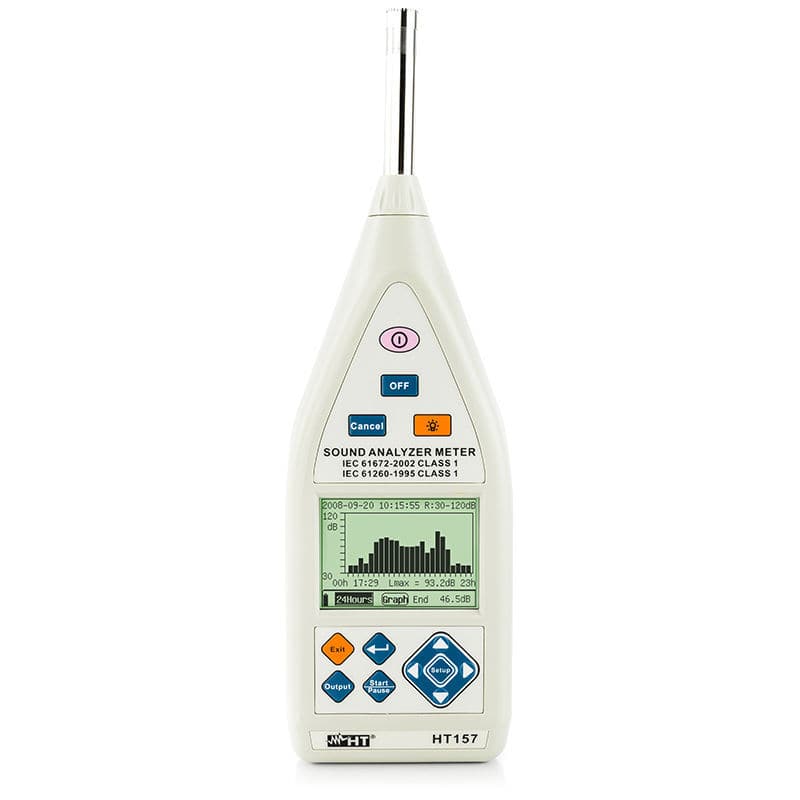 Integrating sound level meter - HT157 - HT - with analysis function / class 1 / data logging