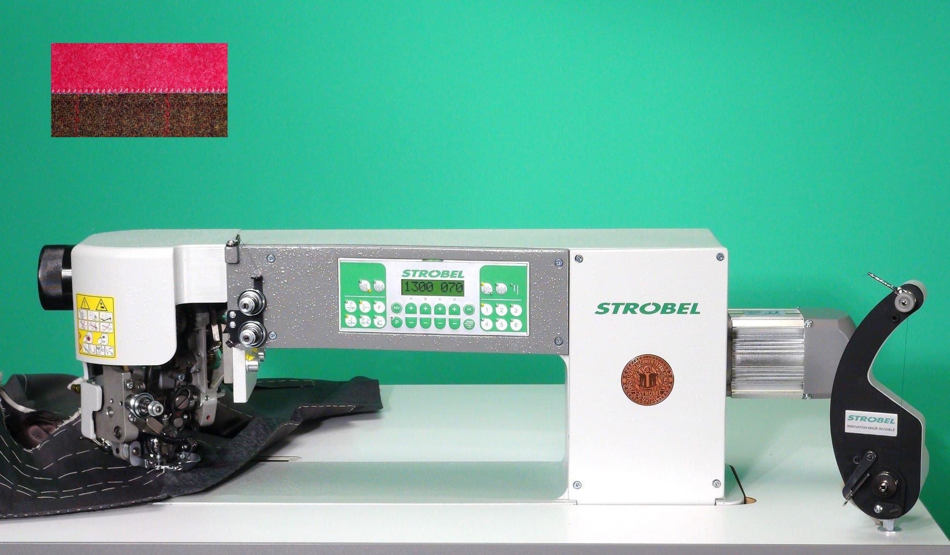 Double lockstitch sewing machine - 718 - Strobel Spezialmaschinen GmbH ...
