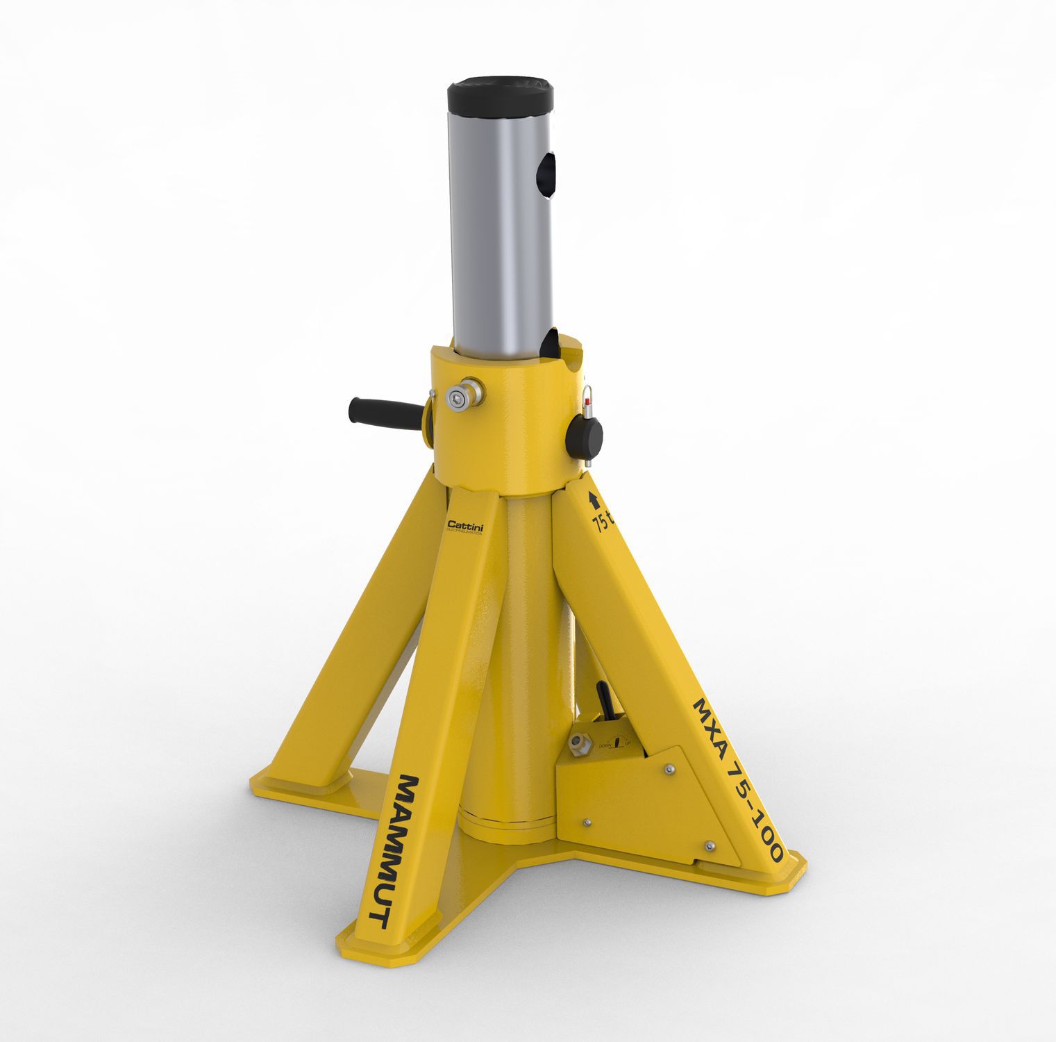 Screw jack stand - MXA-75-100 - Cattini Oleopneumatica - for heavy ...