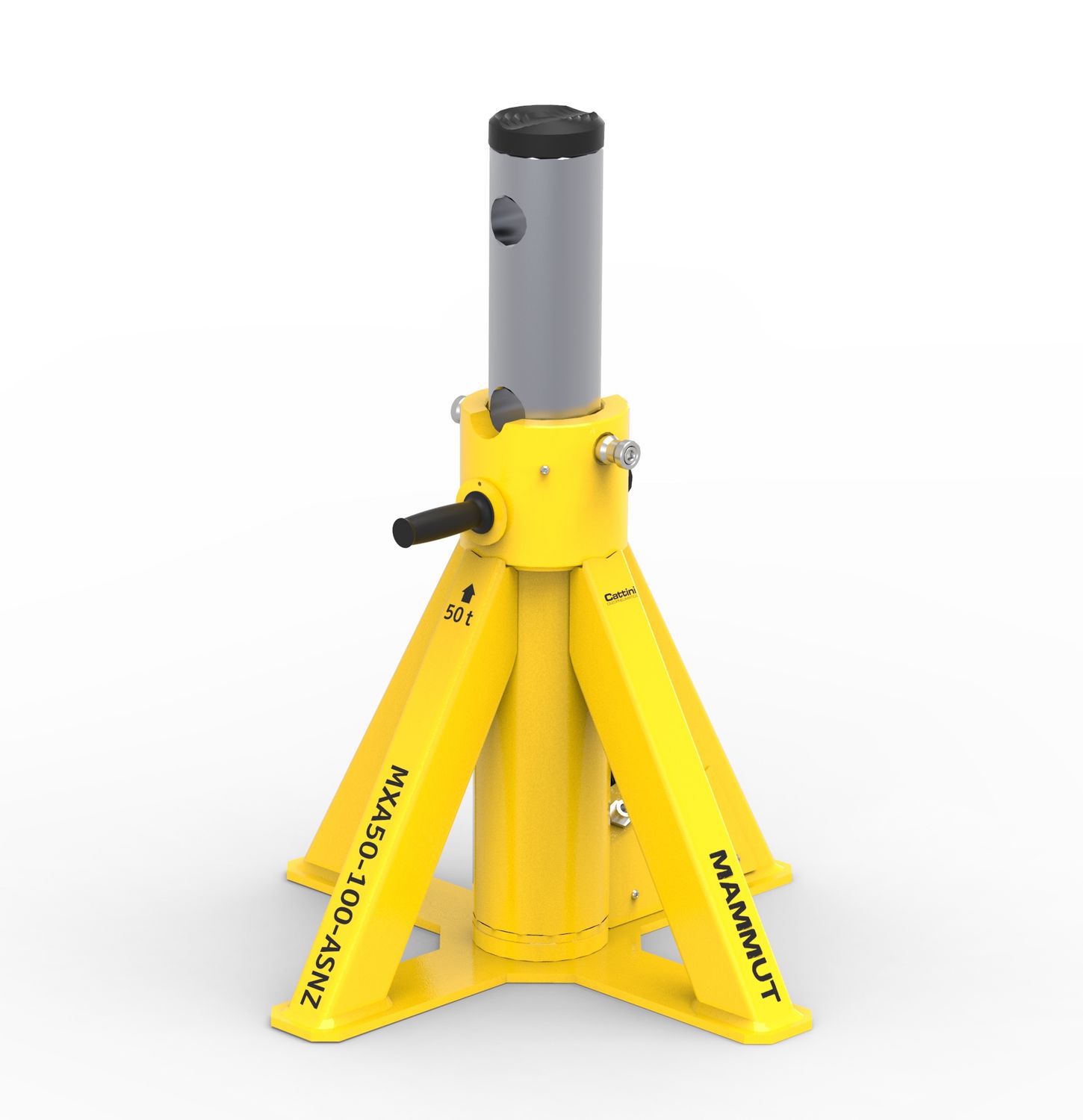 Screw jack stand - MXA-50-100-ASNZ - Cattini Oleopneumatica - for heavy ...