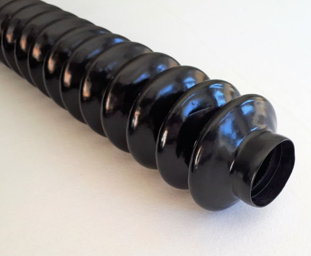 Round bellows - ABC FLEX - PVC / molded / reinforced