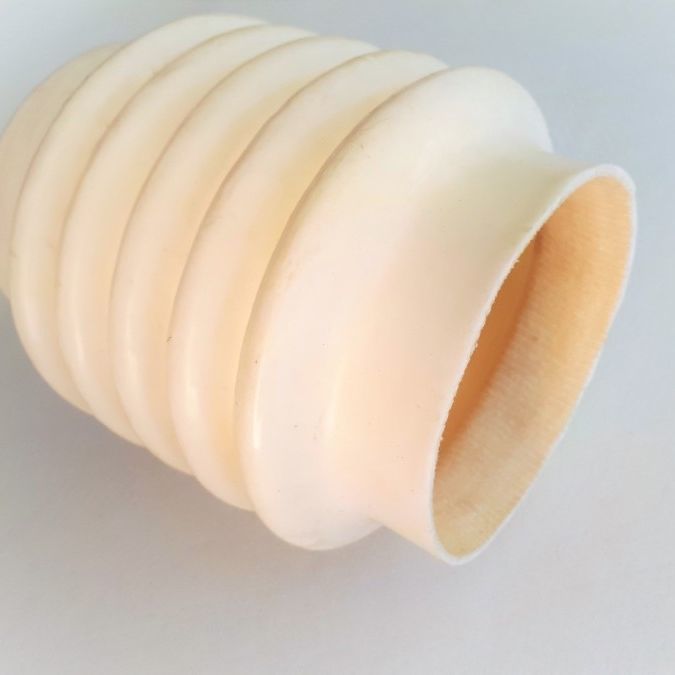 Cylindrical bellows - ABC FLEX - plastic / molded / reinforced