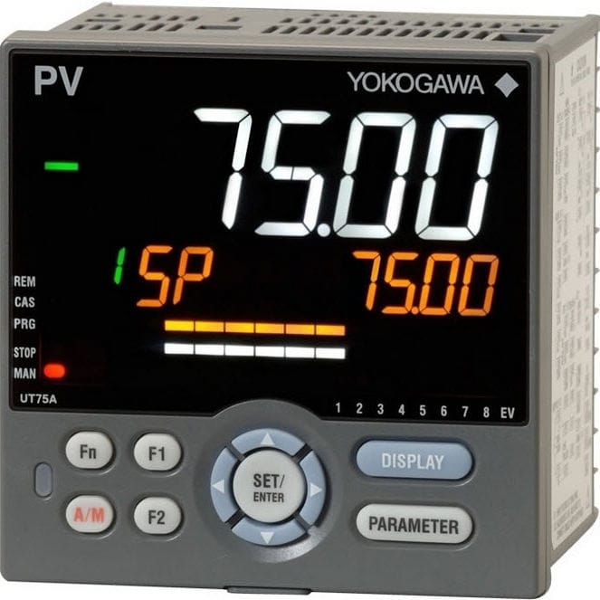 Temperature controller with LCD display - UT75A - YOKOGAWA Europe - PID ...