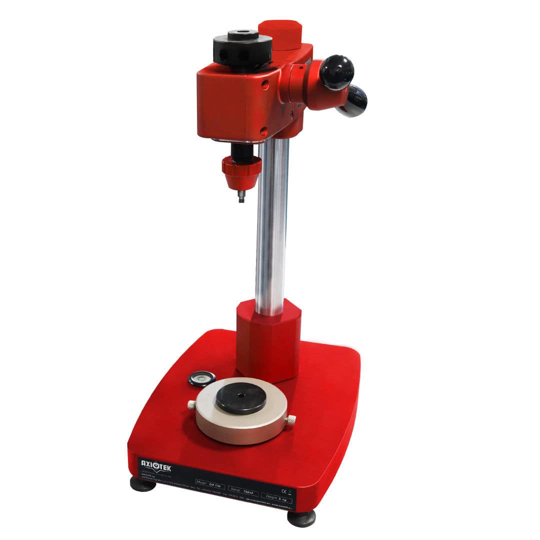 Hardness test stand - DX 136 - AXIOTEK - manual / for plastics / for paper