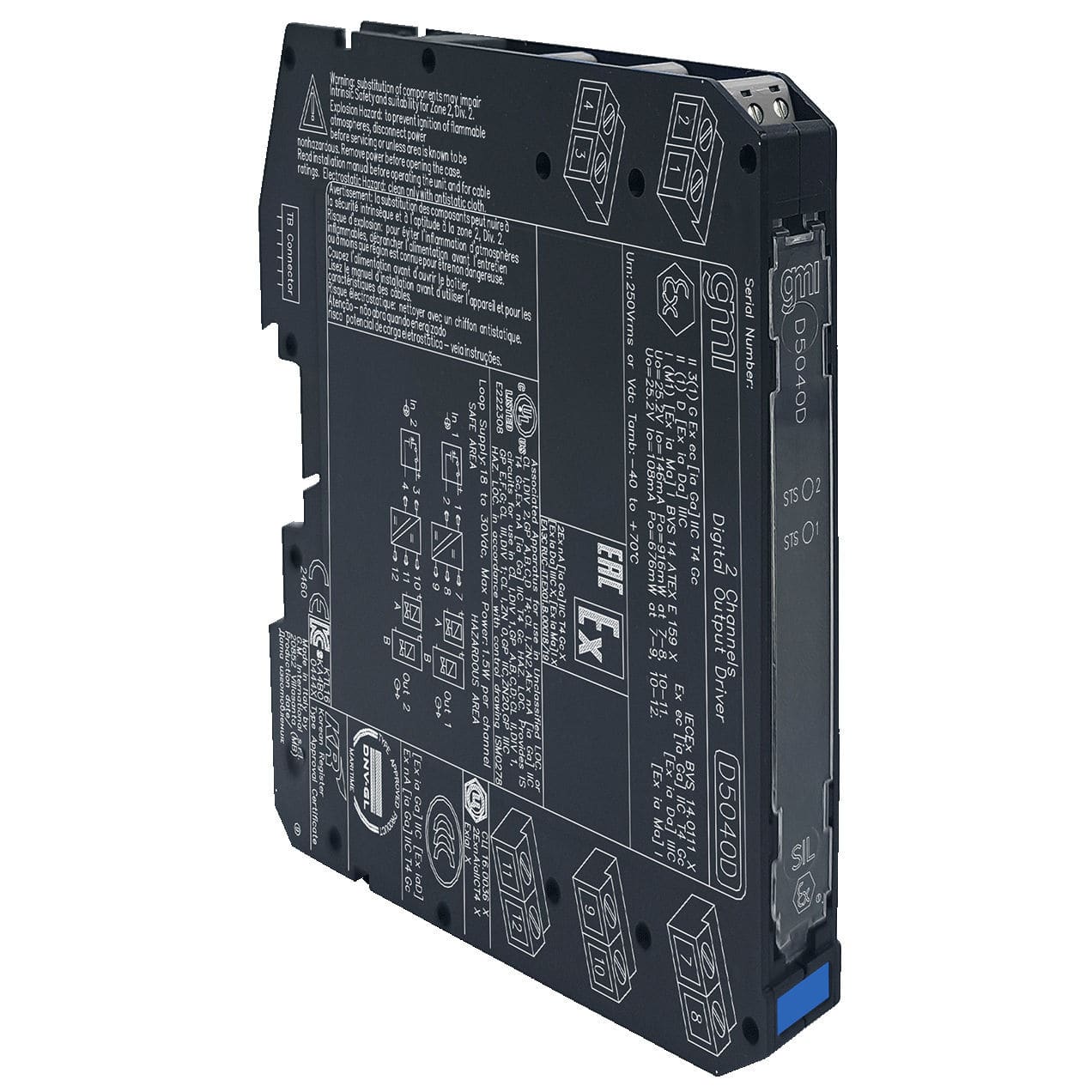 Digital output module - D5040D - GM International S.p.A. - 2-O / safety ...