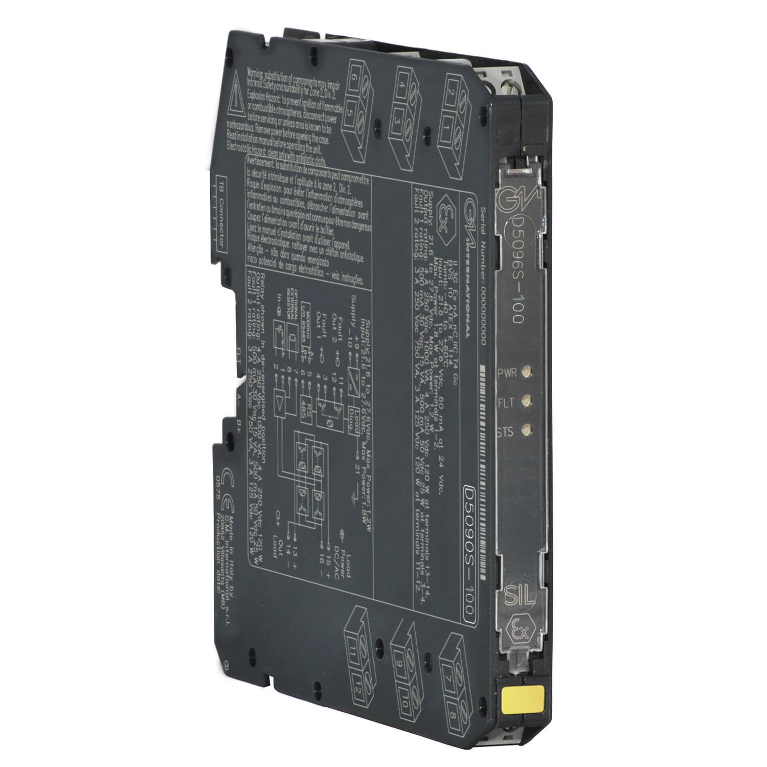 Switching relay module - D5096S-100 - GM International S.p.A. - safety ...