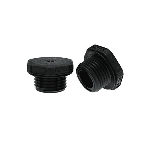 Hexagonal plug - VENT1 series - Vital Parts ltd - threaded / nylon ...