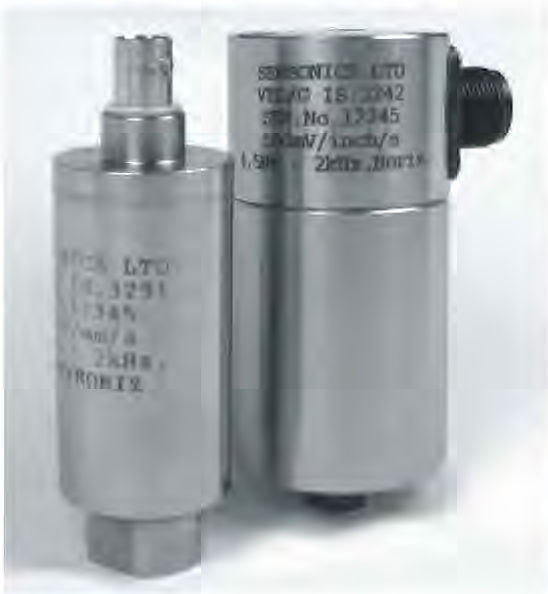 Moving coil vibration velocity sensor - VEL-G series - SENSONICS LTD ...