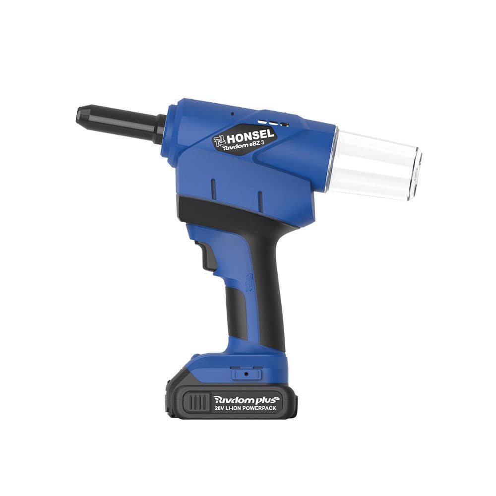 Battery-powered riveting tool - Rivdom eBZ 3 - HONSEL-Group - for blind ...