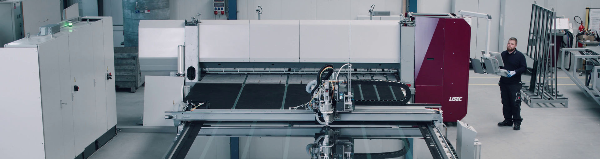 Glass cutting line - LiSEC - blade / grinding / automatic