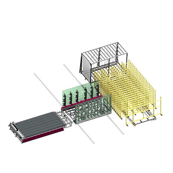 Vacuum loading system - SLR - LiSEC - automated